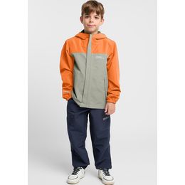 Outdoorjacke Jack Wolfskin "TUCAN JACKET K", Kinder, Gr. 116, grün (mint, leaf), OBERSTOFF: 100% POLYESTER; Futter: 100% POLYESTER, Jacken