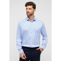 Langarmhemd Eterna "COMFORT FIT" Gr. 42, Normalgrößen, blau (hellblau) Herren Hemden