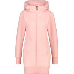 alife and kickin Sweatjacke ALIFE & KICKIN "Damen BernadetteAK A" Gr. S, pink (candy), Damen, 50% Baumwolle 50% Polyester, Sweatjacken