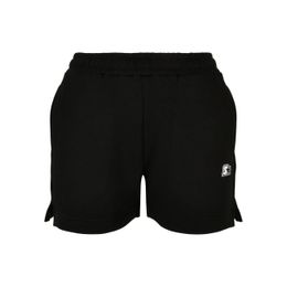 Sweatshorts STARTER Black Label "Starter Black Label Damen Ladies Starter Essential Sweat Shorts" Gr. L, US-Größen, schwarz, Damen, 65% Baumwolle, 35% Polyester, unifarben, Hosen