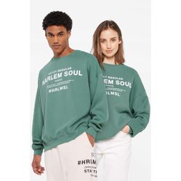 Sweater Harlem Soul Gr. M/L, grün (jade green) Herren Sweatshirts mit Lettering