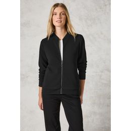 Cardigan Cecil Gr. L (42), schwarz Damen Strickjacken mit Rundhalsausschnitt