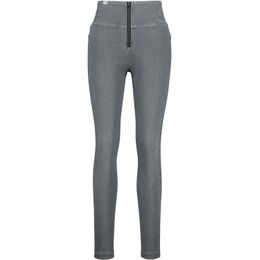 alife and kickin Jeansjeggings ALIFE & KICKIN "Damen ChiaraAK B" Gr. L, Normalgrößen, blau (steal denim) Damen Jeans