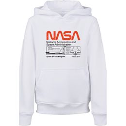 Sweatshirt F4NT4STIC "NASA Classic Space Shuttle White" Gr. 110/116, weiß, Mädchen, Obermaterial: 65% Baumwolle, 35% Polyester, Sweatshirts, Unisex Kinder,Premium Merch,Jungen,Mädchen,Bedruckt