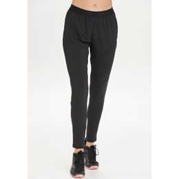 Stoffhose Endurance "Wind", Damen, Gr. 40, EURO-Größen, schwarz, 90% Polyester, 10% Elasthan, unifarben, sportlich, Hosen, mit reflektierenden Elementen