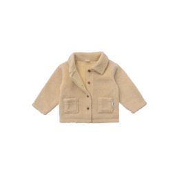 Sweatjacke Liliput, Jungen, Gr. 86/92, beige, 100% Polyester, unifarben, Langarm, Sweatjacken, mit aufgesetzten Taschen