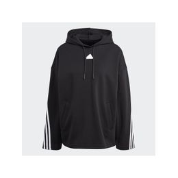 Kapuzensweatshirt adidas Sportswear "Große Größen" Gr. L, schwarz Damen Sweatshirts Locker geschnitten