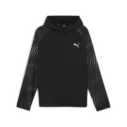 Laufjacke Puma "Run Favorite Jacke Herren" Gr. M, schwarz (schwarz aop), Herren, Obermaterial: 100% Polyester; Taschenfutter: 100% Polyester, Jacken