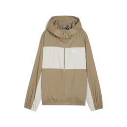 Windbreaker Puma "Windjacke mit Meshfutter Damen" Gr. L, beige (oak branch beige) Damen Jacken