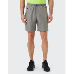 Shorts Joy Sportswear "SHORTS MAREK", Herren, Gr. 50, N-Gr, grün (smoky grün), Obermaterial: 90% Polyester, 10% Elasthan, sportlich, Hosen