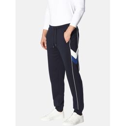 Jogginghose Babista "Jogginghose MALLITORI", Herren, Gr. L, N-Gr, blau (dunkelblau), Obermaterial: 60% Baumwolle CO. 40% Polyester PES., regular fit, Hosen