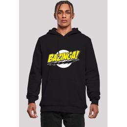 Sweatshirt F4NT4STIC "Big Bang Theory TV Serie Sheldon Bazinga" Gr. L, schwarz Herren Sweatshirts Herren,Premium Merch,Slim-Fit,Kapuzenpullover,Bedruckt