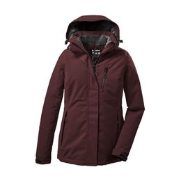 Outdoorjacke Killtec "KOW 140 WMN JCKT", Damen, Gr. 38, rot (dunkelrot), 100% Polyester, sportlich, Jacken