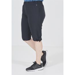 Stoffhose Q BY ENDURANCE "CARPO" Gr. 44, EURO-Größen, schwarz, Damen, 88% Polyamid, 12% Elasthan, unifarben, Hosen, mit hochwertigem Funktionsstretch