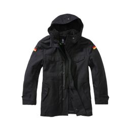 Parka Brandit "Brandit Herren Kids BW Parka" Gr. 146/152, schwarz (black) Jungen Jacken