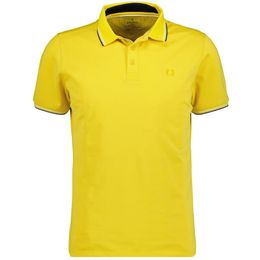 Poloshirt Ragman, Herren, Gr. XL, grün (limone, 502), Baumwollmischung, casual, regular fit, hoch geschlossener Ausschnitt, Kurzarm, Shirts