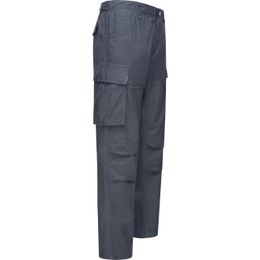 Leinenhose Ragwear "Merly Long Linen" Gr. 30, Normalgrößen, blau (indigo) Herren Hosen Modische lange Cargo-Hose