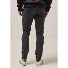 Regular-fit-Jeans Street One MEN Gr. 32, Länge 34, schwarz (black random wash) Herren Jeans Middle Waist