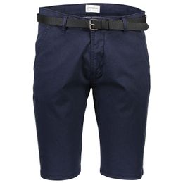 Chinoshorts LINDBERGH "LINDBERGH Chino-Shorts", Herren, Gr. M, blau (navy), Oberstoff: 98% Baumwolle, 2% Elasthan, slim fit, Hosen