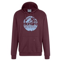 Kapuzensweatshirt Ahorn Sportswear "BIG SKY VILLAGE_ICE BLUE" Gr. 4XL, rot Herren Sweatshirts mit modischem Print