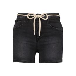 alife and kickin Shorts ALIFE & KICKIN "Damen JanaAK DNM Q" Gr. L, Normalgrößen, schwarz (black denim washed) Damen Hosen