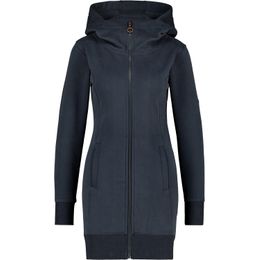 alife and kickin Sweatjacke ALIFE & KICKIN "Damen BernadetteAK A" Gr. M, blau (marine) Damen Sweatjacken