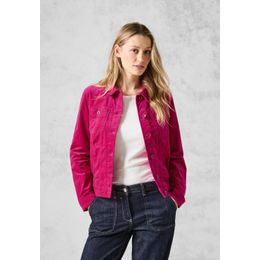 Kurzjacke Cecil Gr. L (42), pink (jewel pink) Damen Jacken aus Baumwolle mit Stretchanteil