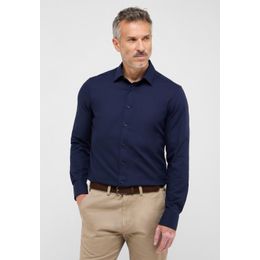 Langarmhemd Eterna "SLIM FIT" Gr. 38, Normalgrößen, blau (navy) Herren Hemden