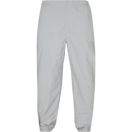 Jogginghose Urban Classics "Urban Classics Herren Wide Track Pants" Gr. 4XL, US-Größen, grau (lightasphalt), Herren, 100% Nylon, unifarben, Hosen