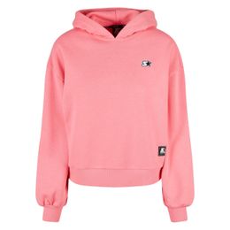 Kapuzenpullover STARTER Black Label "Starter Black Label Damen" Gr. L, bunt (pinkgrapefruit) Damen Pullover