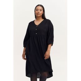 Blusenkleid Fransa "Fransa FPIda" Gr. 44, EURO-Größen, schwarz Damen Kleider