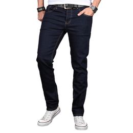 Slim-fit-Jeans Alessandro Salvarini "ASLuca" Gr. W29 L30, Länge 30, blau (as042) Herren Jeans Stretch mit Elasthan