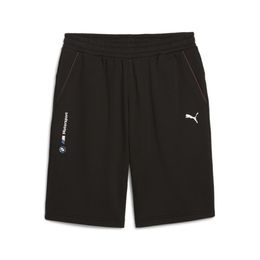 Sporthose Puma "BMW M Motorsport ESS+ Fleece-Shorts Herren" Gr. XL, Normalgrößen, schwarz (black) Herren Hosen