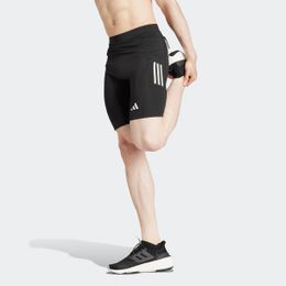 Laufshorts adidas Performance "OTR B SHORT TIG" Gr. L, N-Gr, schwarz, Herren, Obermaterial: 85% Polyester, 15% Elasthan, Hosen