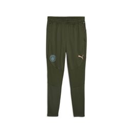 Sporthose Puma "Manchester City Trainingshose Herren" Gr. L, Normalgrößen, grün (myrtle bold blue green) Herren Hosen