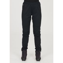 Stoffhose Endurance "Lindahl" Gr. 36, EURO-Größen, schwarz, Damen, 100% Polyester, unifarben, Hosen, mit praktischen Reflektoren