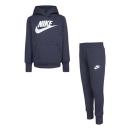 Jogginganzug Nike Sportswear "NKN SUSTAINABLE PO SET" Gr. 104 (4), grau (anthracite) Kinder Sportanzüge