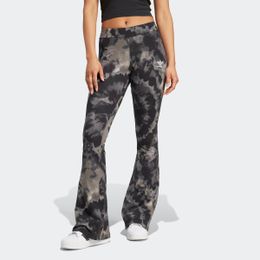 Leggings adidas originals "TD FLARED PANT" Gr. XS, N-Gr, schwarz (black, multicolor) Damen Hosen