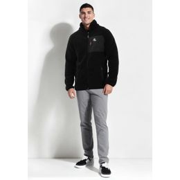 Fleecejacke Arctic Seven "ASAdvenio", Herren, Gr. L, schwarz, Obermaterial: 100% Polyester, Innenmaterial: 100% Polyester, Jacken, Aus hochwertigem Sherpa-Fleece