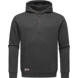 Kapuzenpullover Ragwear "Arrwen" Gr. M (50), grau (dunkelgrau) Herren Pullover Gemütlicher Hoodie mit verstellbarer Kapuze