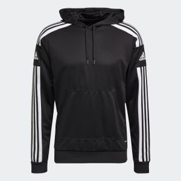 Kapuzensweatshirt adidas Performance "SQ21 HOOD" Gr. L, schwarz-weiß (black / white) Herren Sweatshirts