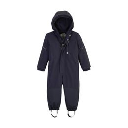 Overall FIRST INSTINCT BY Killtec "FIOW 10 MNS SFTSHLL ONPC" Gr. 110/116, Normalgrößen, blau (navy), Kinder, 100% Polyester, Overalls