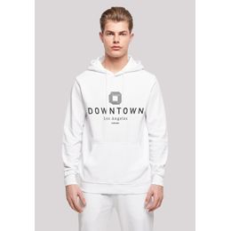 Kapuzenpullover F4NT4STIC "Downtown LA HOODIE" Gr. L, weiß Herren Pullover Print