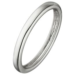 Fingerring Jobo Fingerringe Gr. 50, Silber 925 (Sterlingsilber), silberfarben (silber 925) Damen schmal 925 Silber