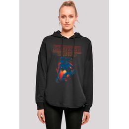 Kapuzenpullover F4NT4STIC "Stranger Things DemoCave Netflix TV Series" Gr. L, schwarz Damen Pullover Premium Qualität