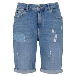 alife and kickin Shorts ALIFE & KICKIN "Herren MorganAK DNM A" Gr. M, Normalgrößen, blau (light denim washed) Herren Hosen