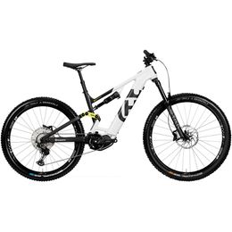 E-Bike HUSQVARNA E-BICYCLES "E-Mountainbike Mountain Cross MC3" E-Bikes Gr. 44cm, 29 Zoll (73,66cm), grau (grey/black matt) Pedelec, Elektrofahrraf für Herren, MTB, Bluetooth