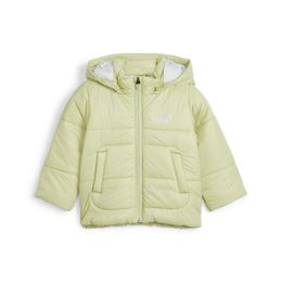 Winterjacke Puma "Minicats Steppjacke mit Kapuze Kinder" Gr. 62, grün (pistachio grün), Kinder, Obermaterial: 100% Nylon; Futter: 100% Nylon; Füllung: 100% Polyester; Ärmelbund: 100% Polyester, Jacken