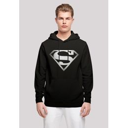 Kapuzenpullover F4NT4STIC "DC Comics Superman Superheld Spot Logo" Gr. L, schwarz Herren Pullover Print