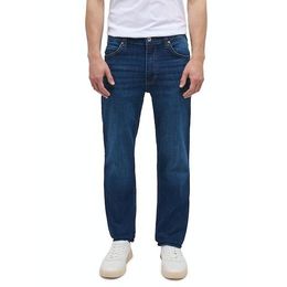 Straight-Jeans Mustang "Tramper Straigt" Gr. 36, Länge 30, blau (dunkelblau), Herren, Denim/Jeans, Obermaterial: 99% Baumwolle, 1% Elasthan, Jeans